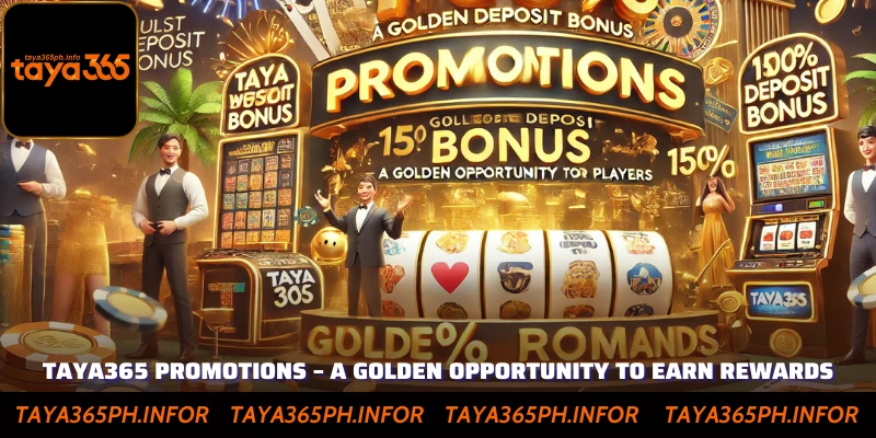 Taya365 Promotions – A Golden Opportunity to Earn Rewards